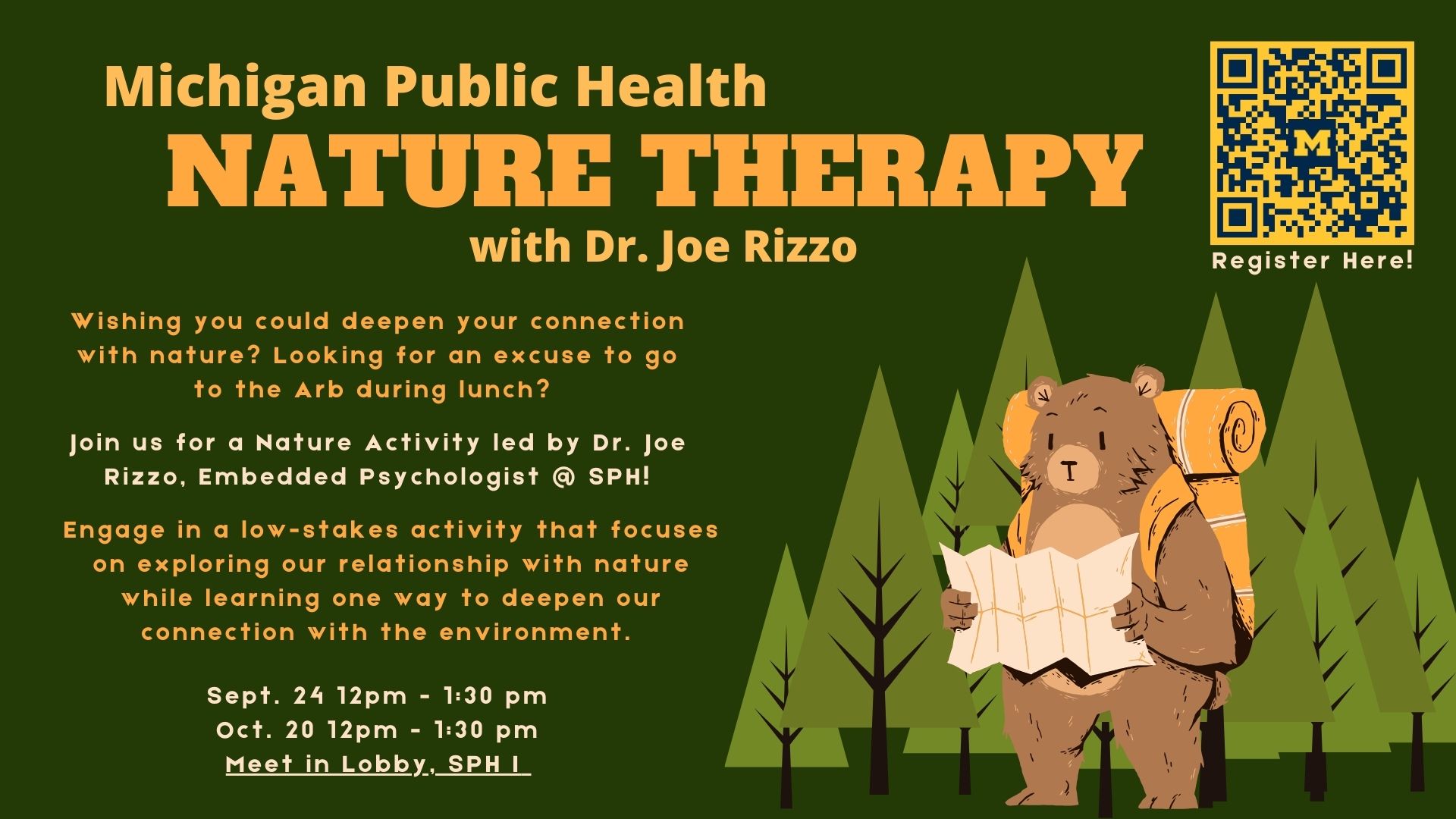 Nature Therapy Events | U-M School of Public Health