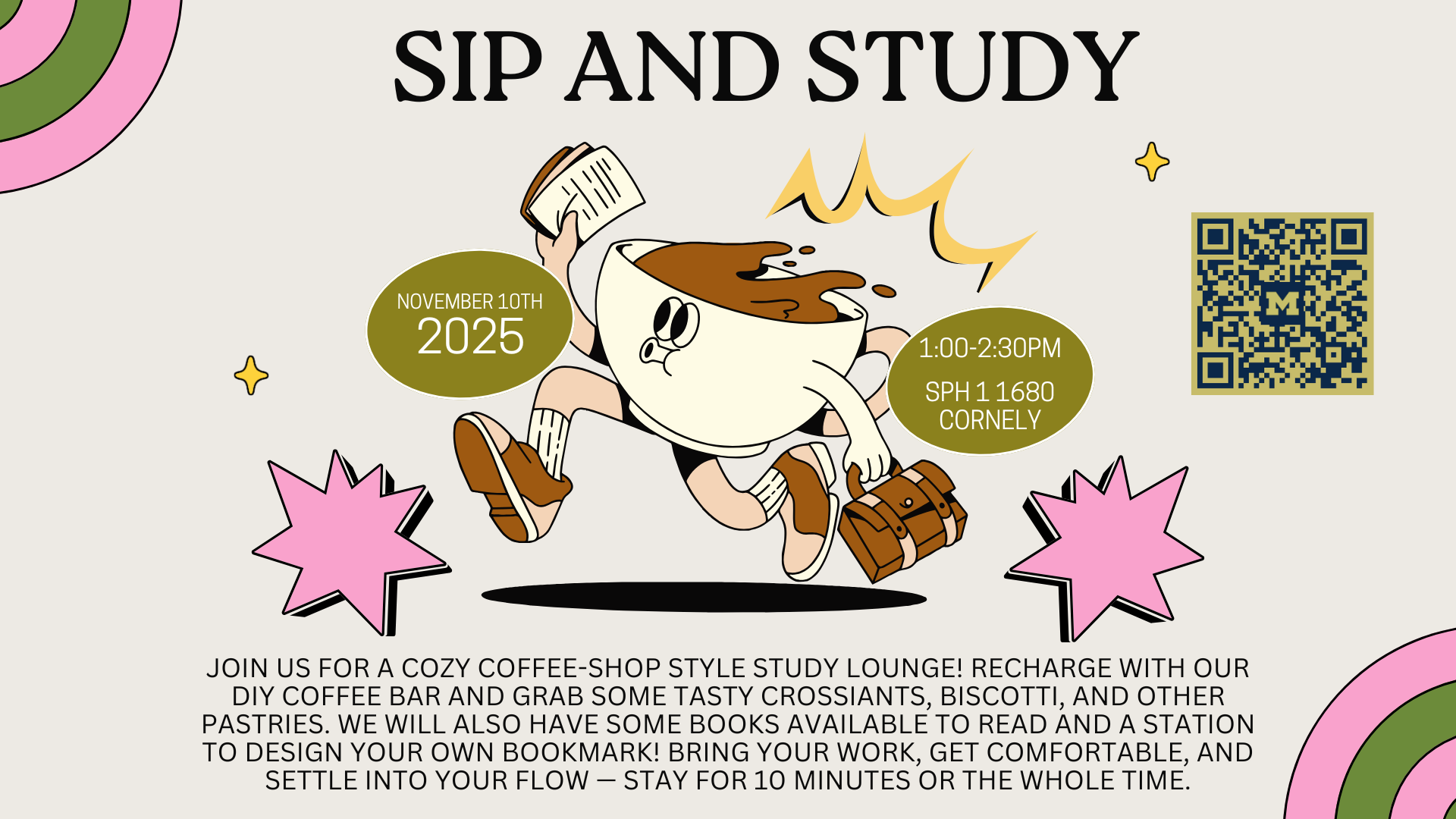 First Gen Student Community: Sip and Study Events | U-M School of ...