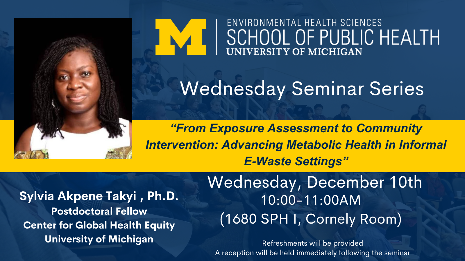 From Exposure Assessment to Community Intervention: Advancing Metabolic ...