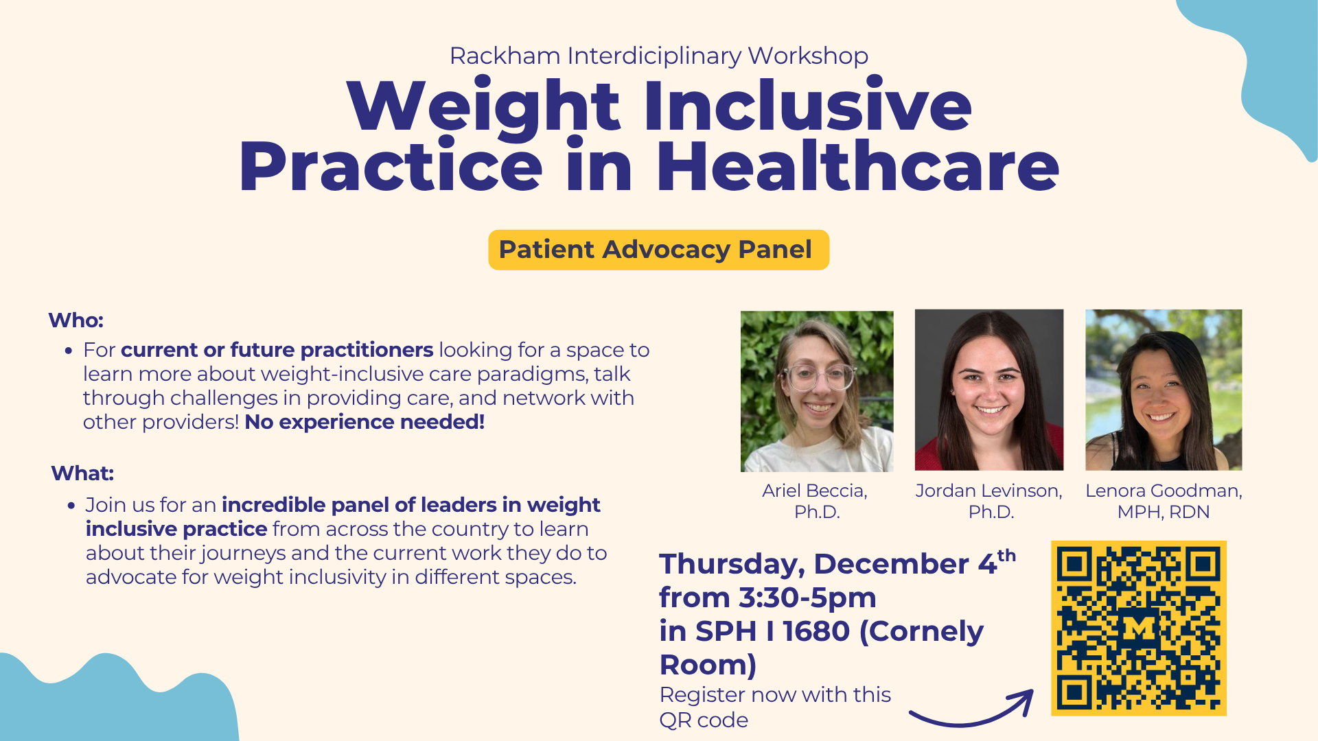 Weight Inclusive Practice in Healthcare: Patient Advocacy Panel Events ...