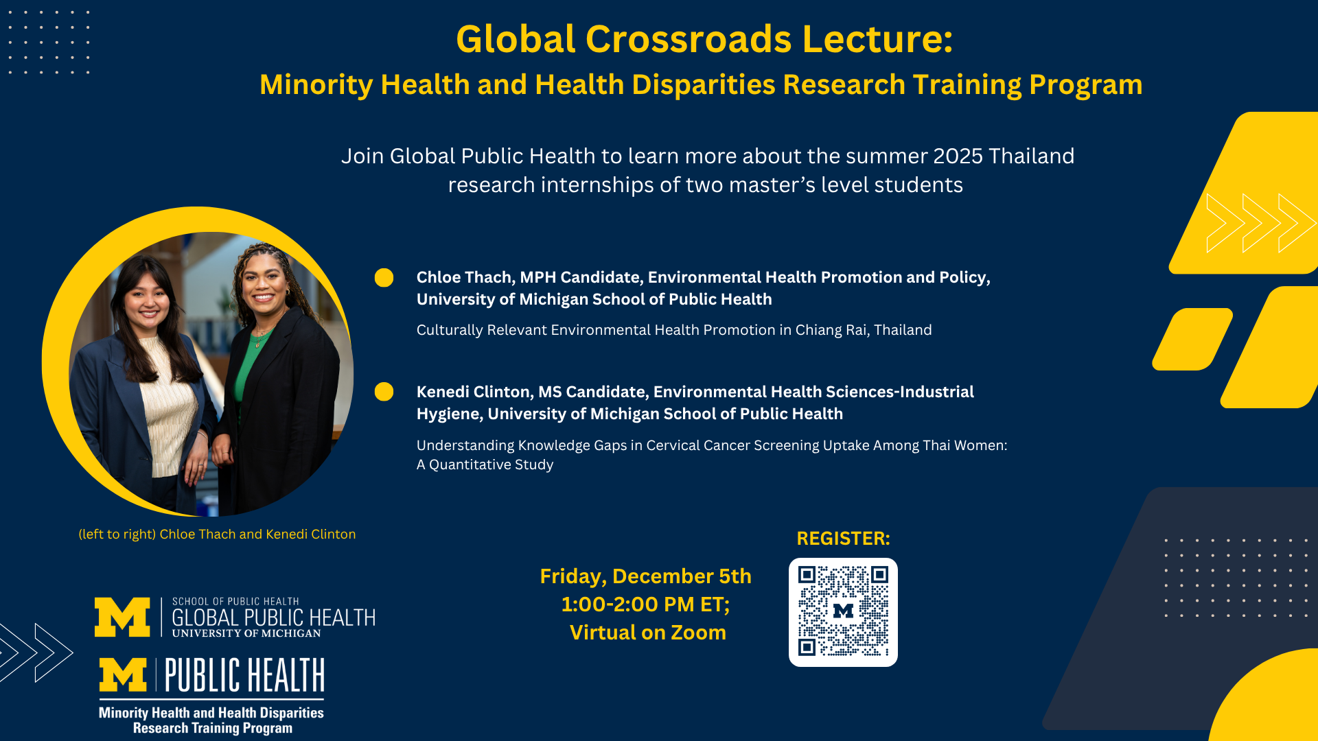 Global Crossroads Lecture: Minority Health and Health Disparities ...
