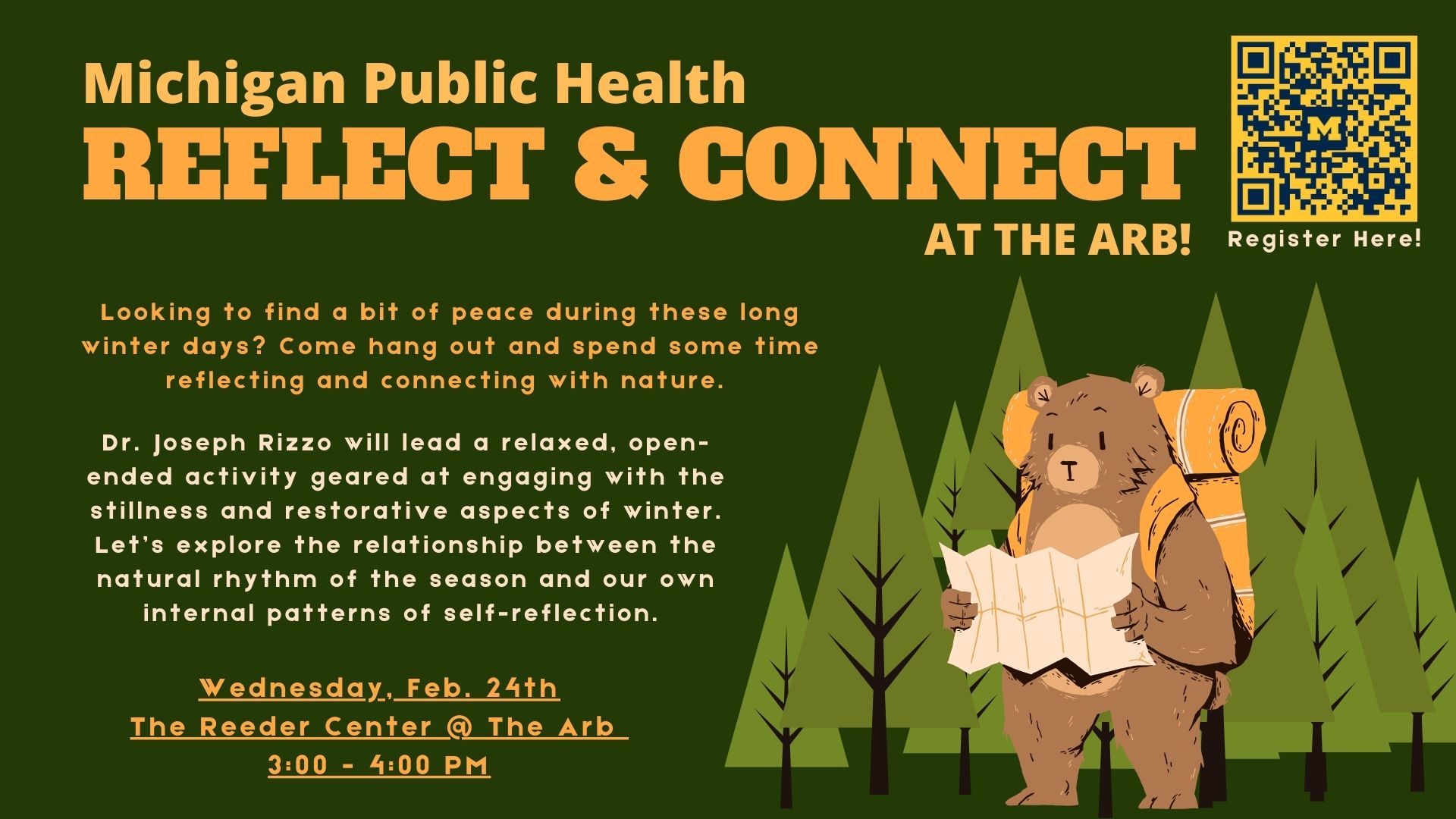 Reflect and Connect at the Arb! Events | U-M School of Public Health