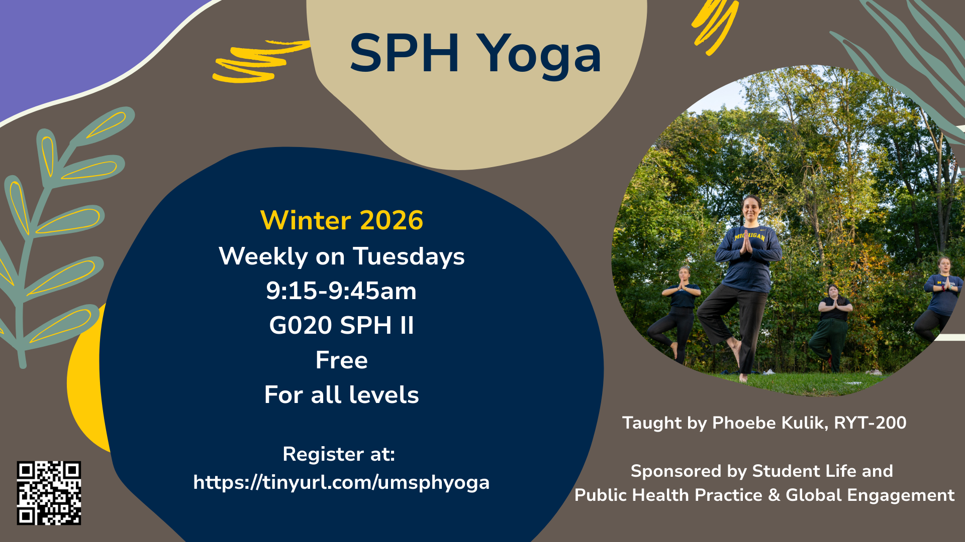 SPH Yoga Events | U-M School of Public Health